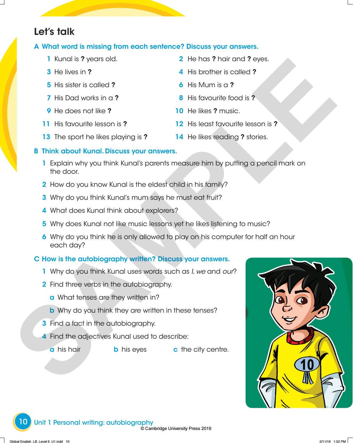Cambridge Grammar & Writing Skills Learner's book 6 sample by Cambridge ...