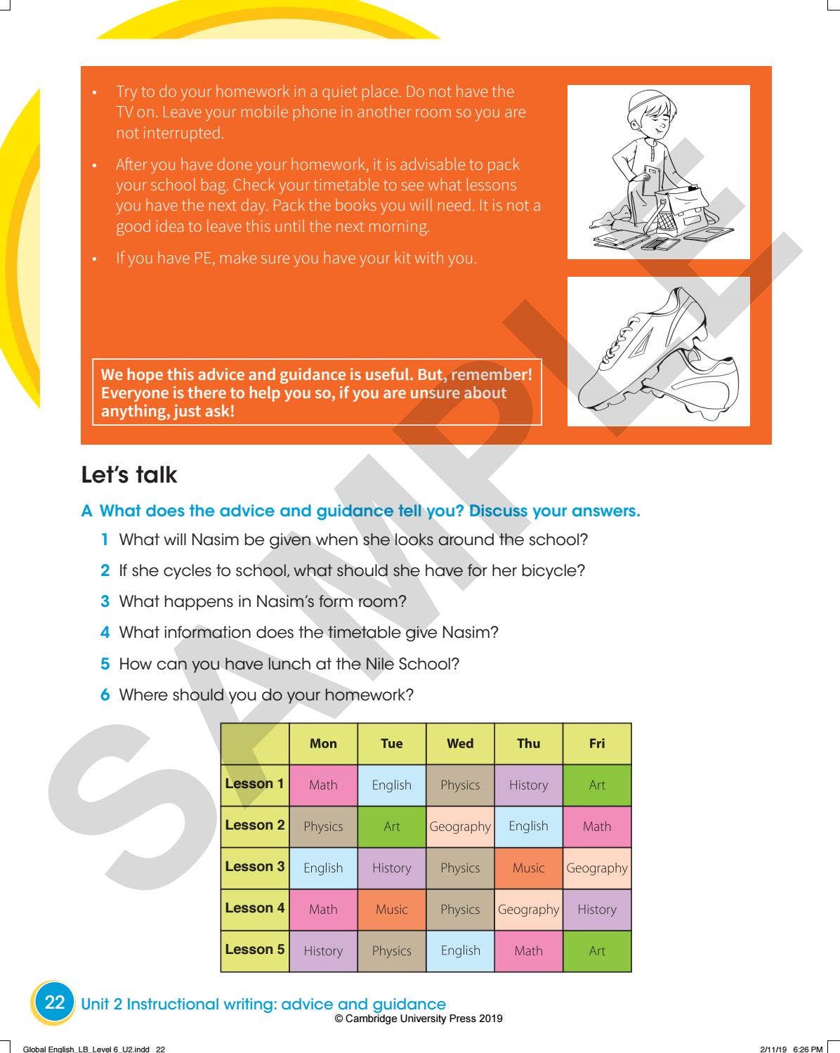 Cambridge Grammar & Writing Skills Learner's book 6 sample by Cambridge ...