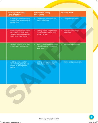 Cambridge Grammar & Writing Skills Learner's book 6 sample by Cambridge ...