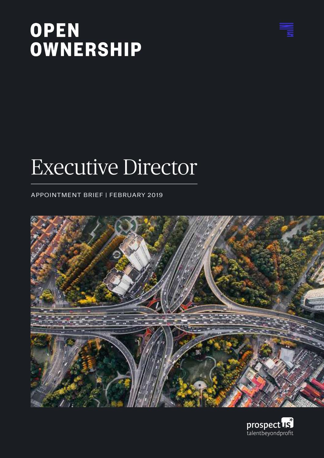 Open Ownership- Executive Director by Prospectus - Issuu