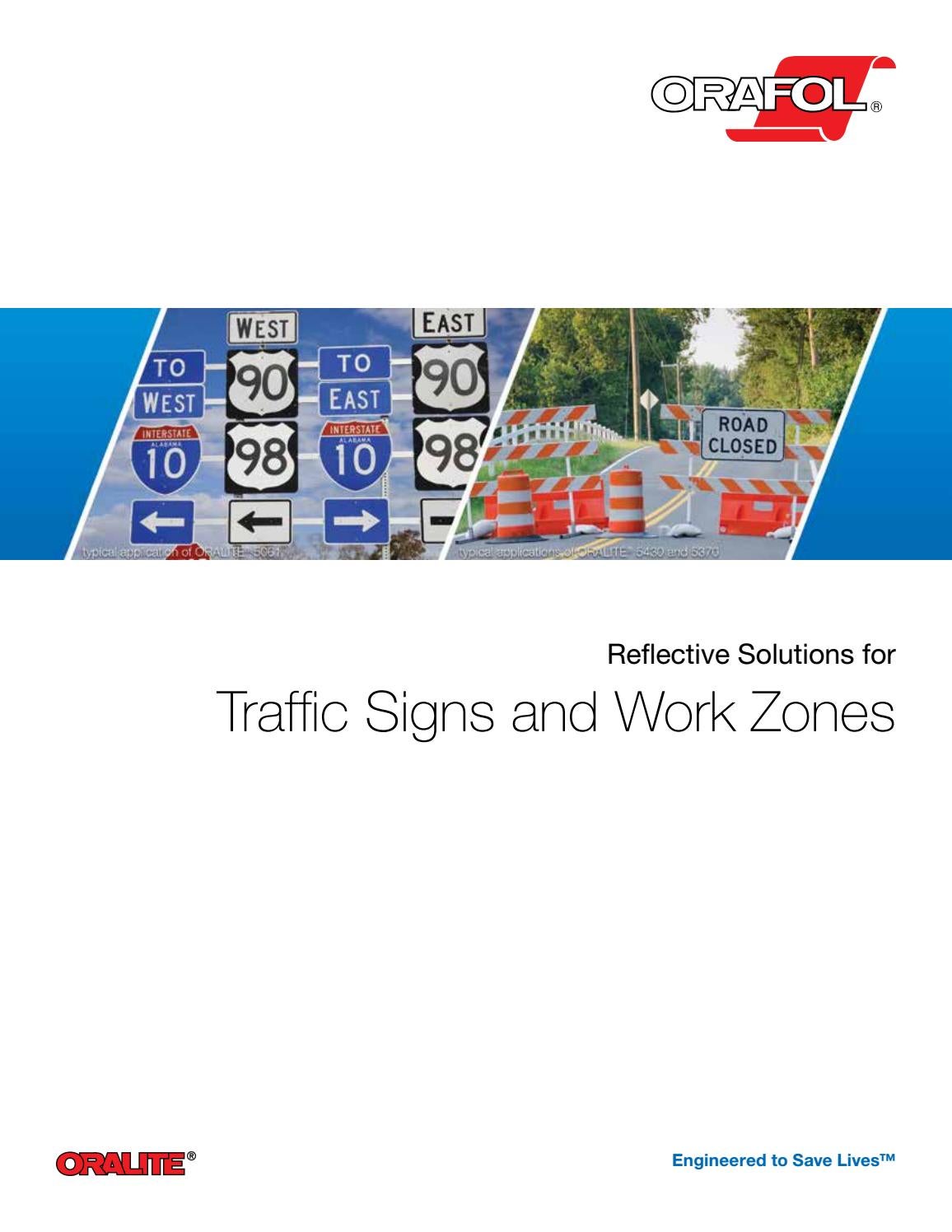 Reflective Solutions for Traffic Signs & Work Zones by ORAFOL Americas ...