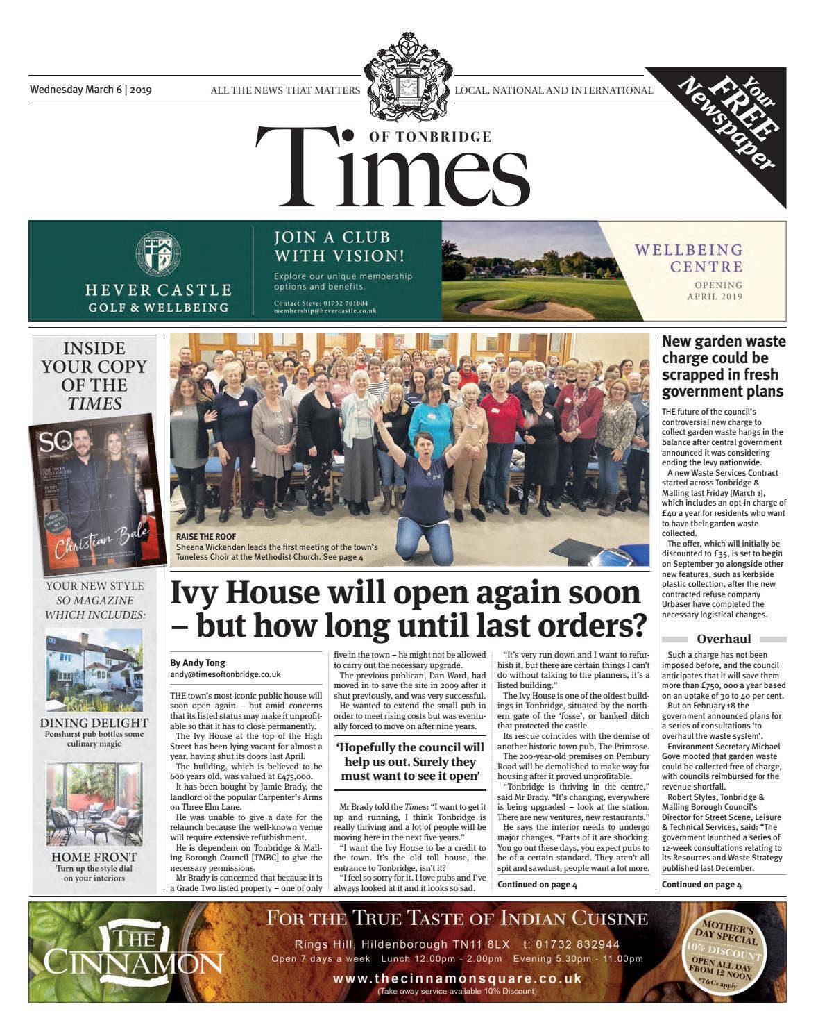 Times of Tonbridge 6th March 2019 by One Media - Issuu