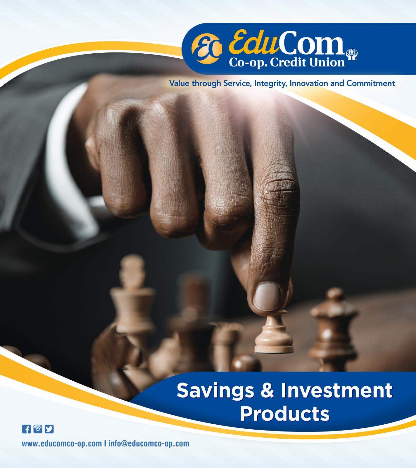 EduCom Co-op Credit Union - Savings and Investment Products E Brochure ...