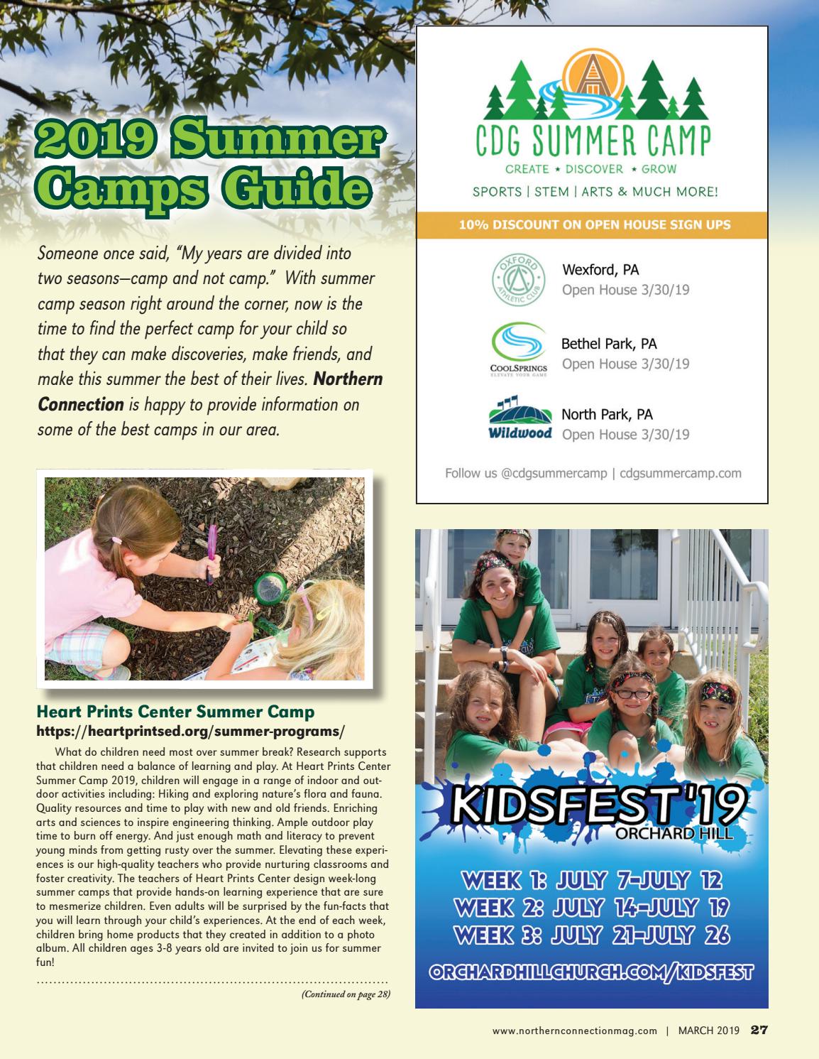 March 2019 Summer Camp Guide by Northern Connection Magazine - Issuu