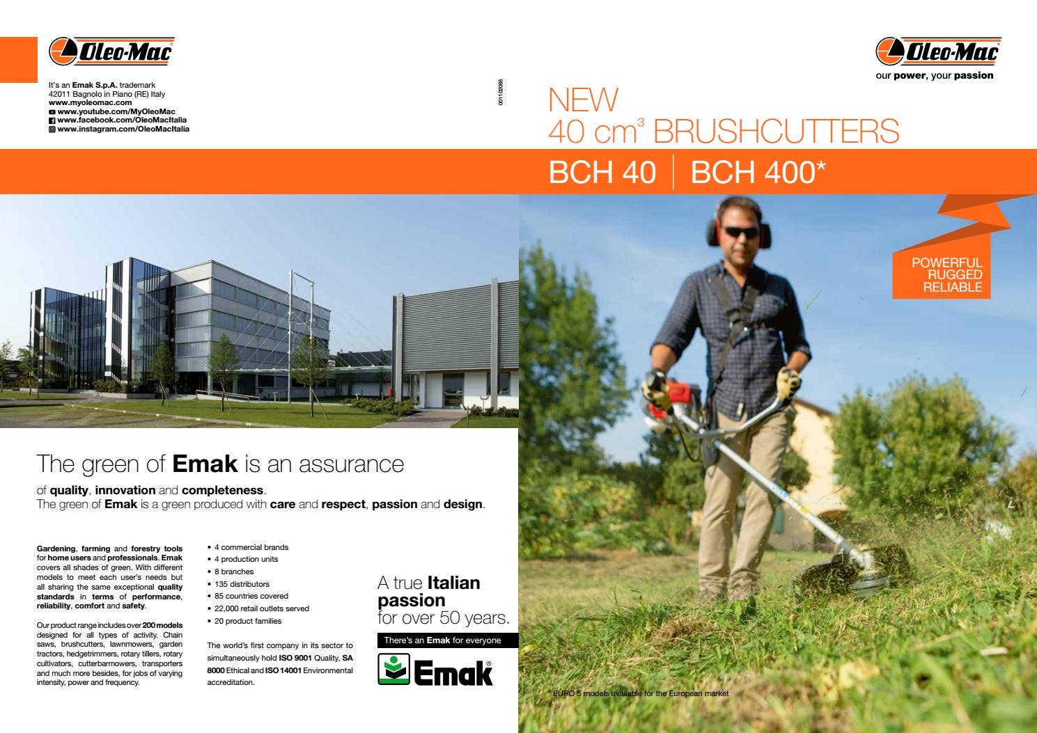 Oleo-Mac BCH 400 brushcutter by Emak Spa - Issuu