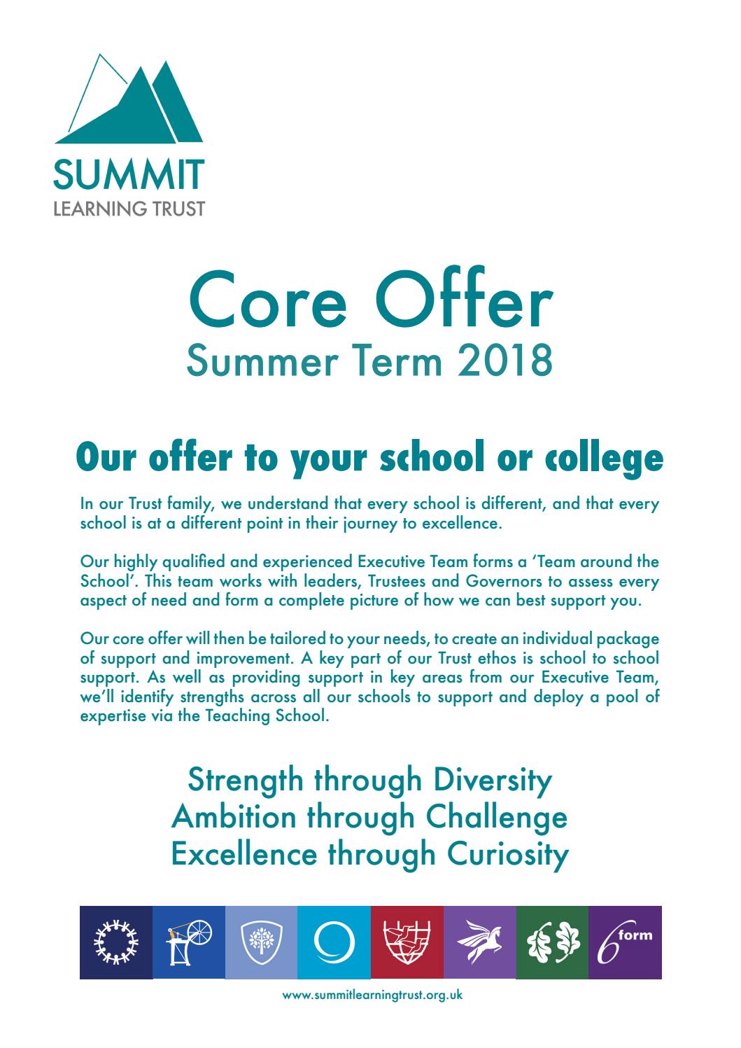 Summit Core Offer by SUMMIT - Issuu