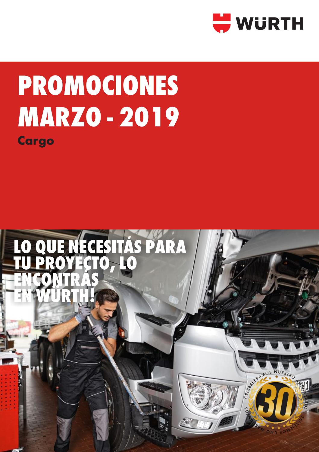 Promos Cargo de Marzo - Se vienen con todo!! by Wurth Argentina s.a - Issuu