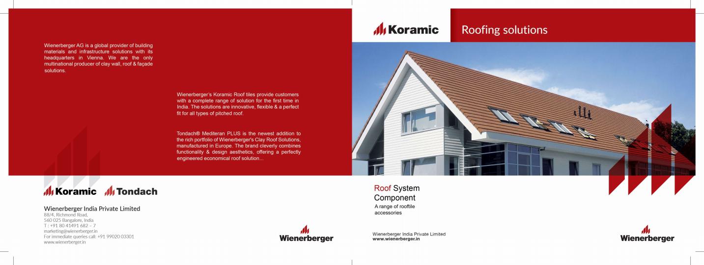 Koramic Roof System Component Brochure by Wienerberger AG - Issuu