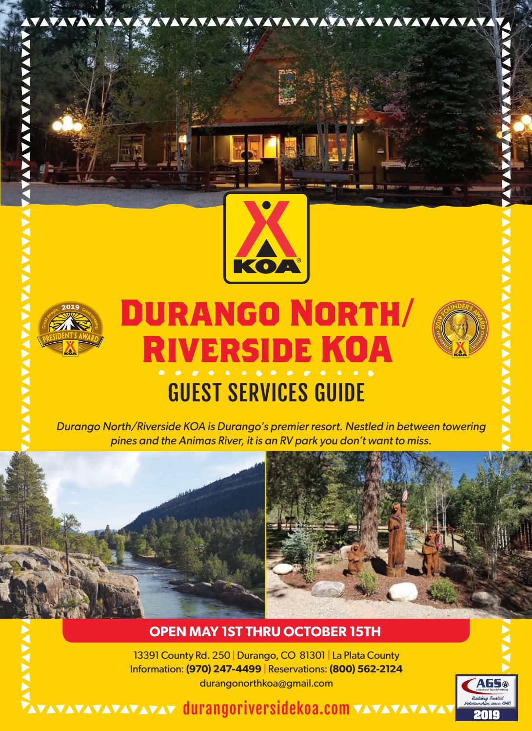 Durango North/Riverside KOA by AGS/Texas Advertising - Issuu