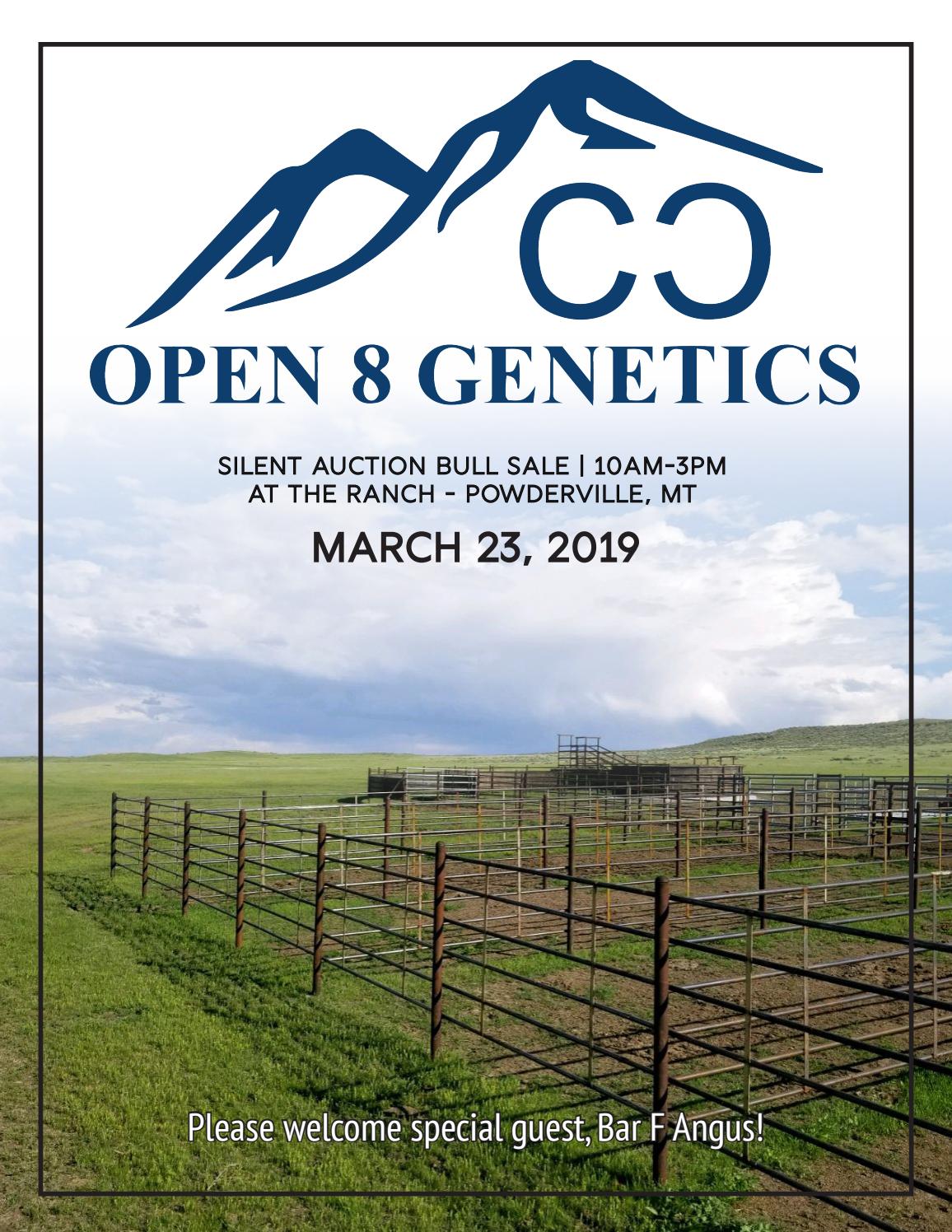 Open 8 Genetics - 2019 Production Sale by LivestockDirect - Issuu