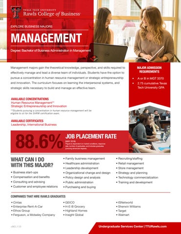 Management One Pager by Rawls College of Business - Issuu
