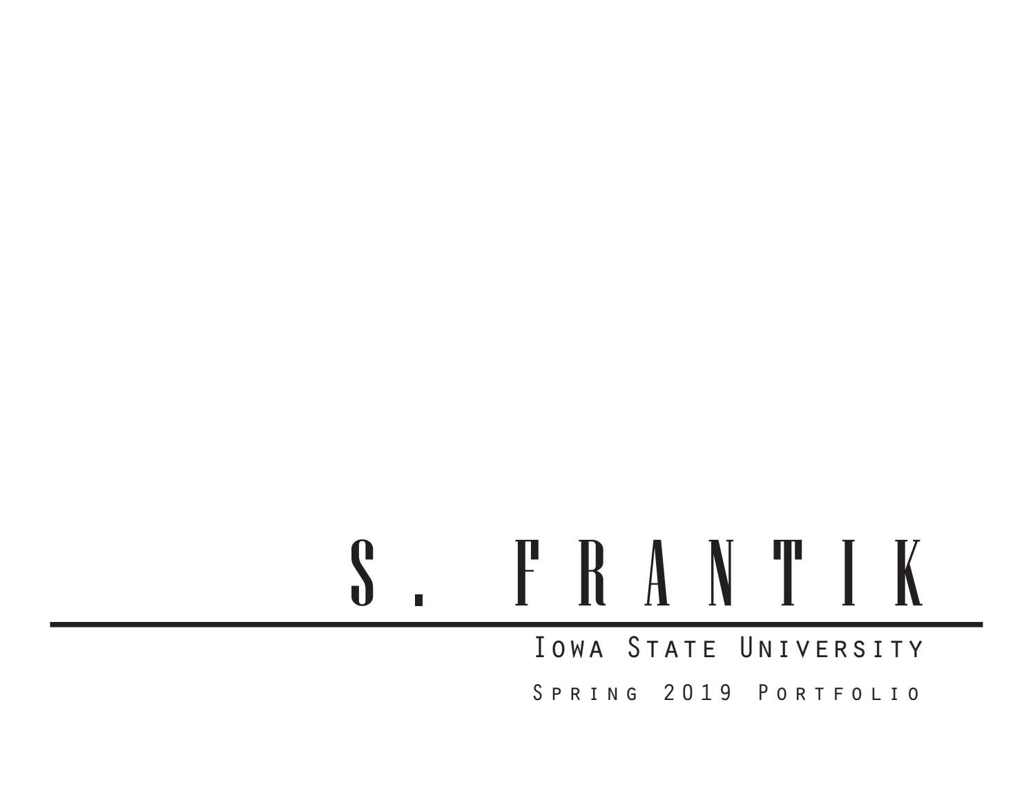 Frantik_Portfolio_3_6 by sfrantik - Issuu