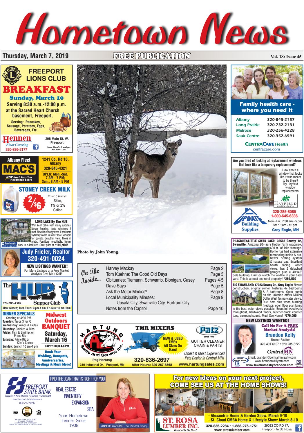 Hometown News March 7, 2019 by Hometown News - Issuu
