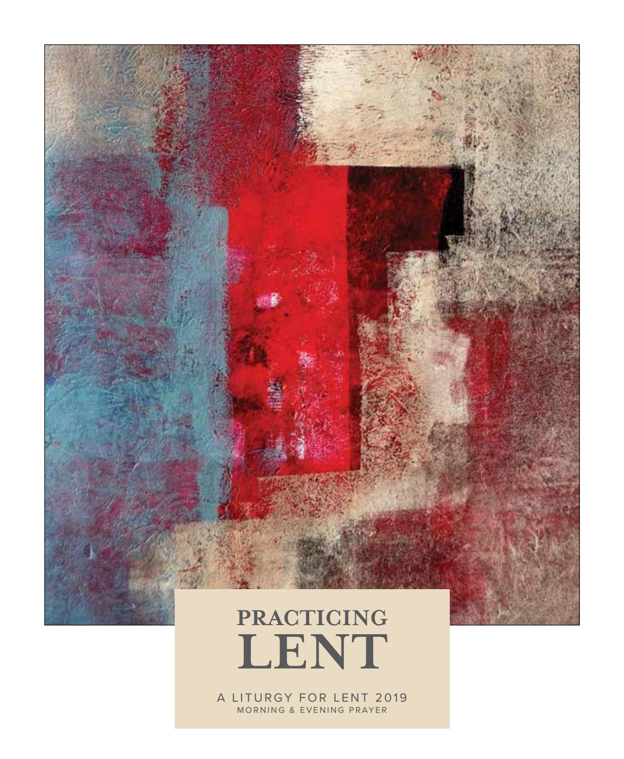 2019 Practicing Lent by sjvan - Issuu