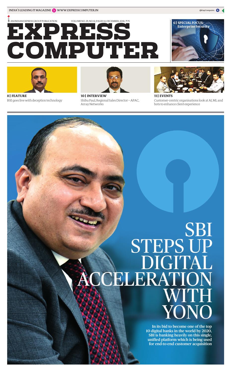 Express Computer (Vol.29, No.12) December, 2018 by Indian Express - Issuu