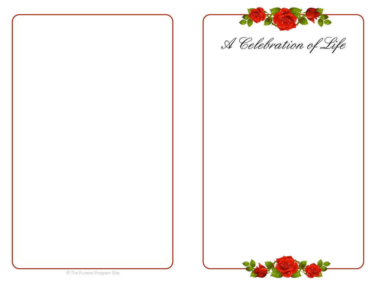 Editable Funeral Program Template PDF - Desire Design by The Funeral ...