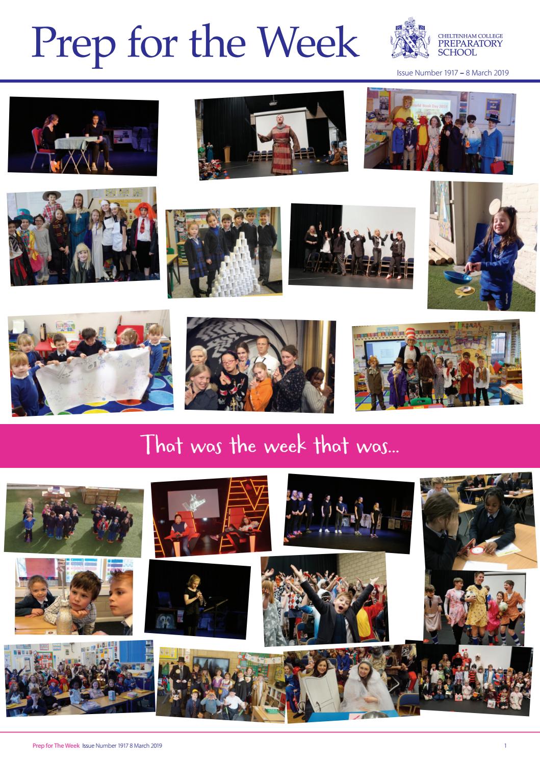 Prep for the Week - Spring Week 9 by Cheltenham College - Issuu
