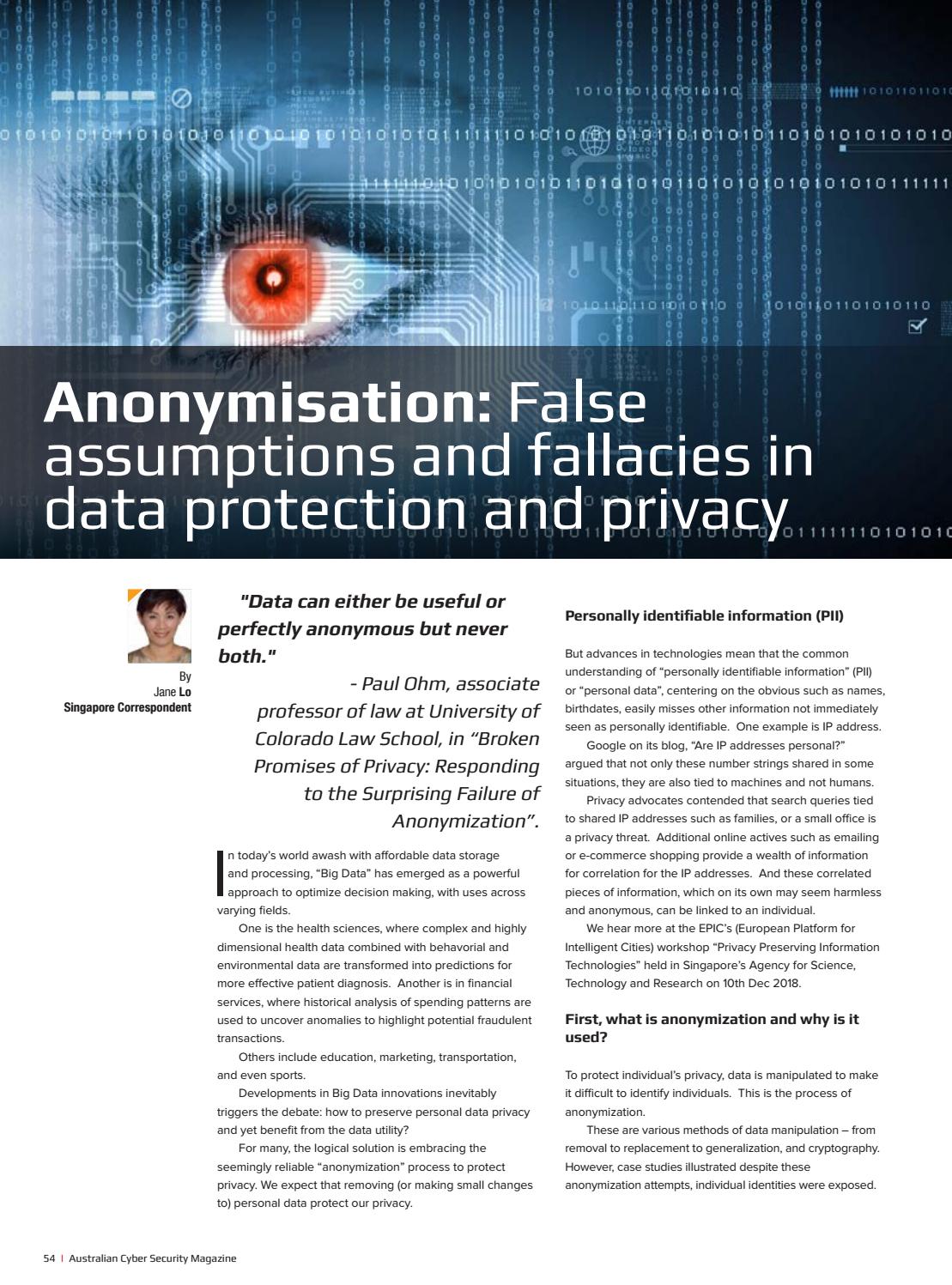 Australian Cyber Security Magazine, ISSUE 7, 2019 by MySecurity ...