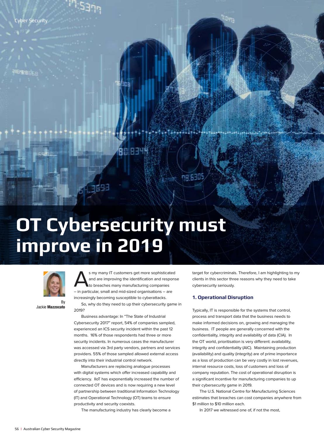 Australian Cyber Security Magazine, ISSUE 7, 2019 by MySecurity ...