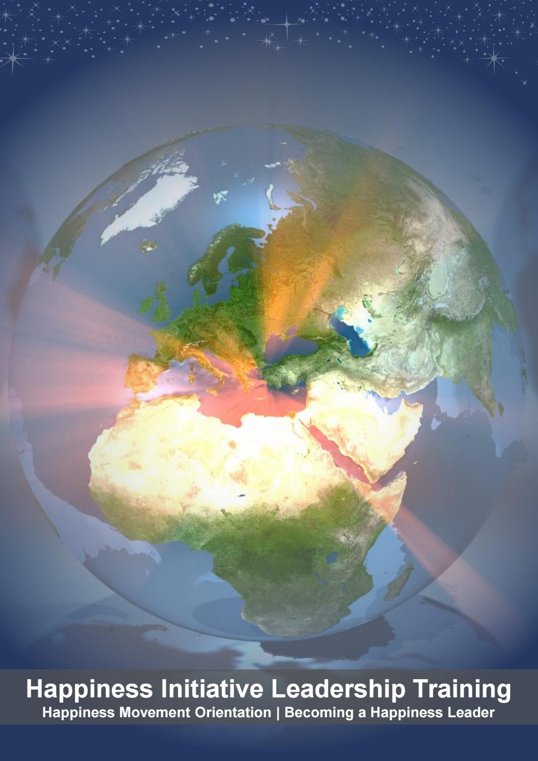 Happiness Initiative Leadership Training Happiness Movement Orientation ...