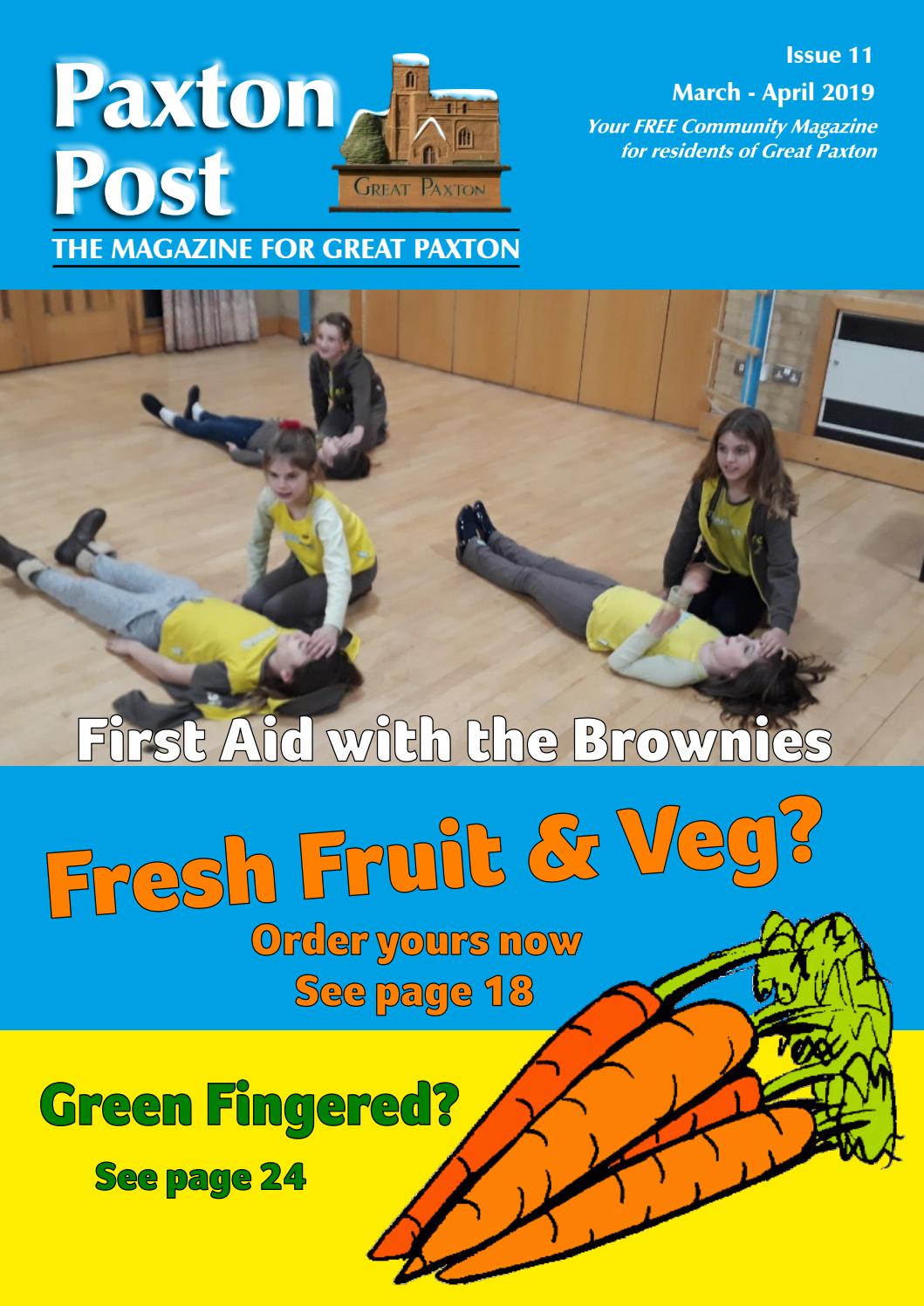 Paxton Post Issue 11, March - April 2019 by Easiprint - Issuu