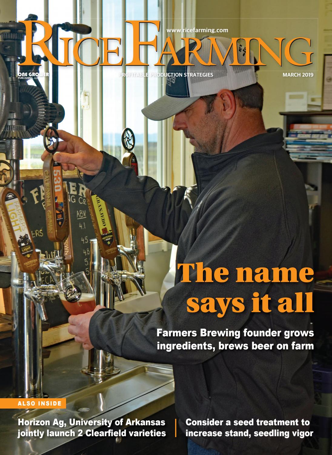 Rice Farming March 2019 by One Grower Publishing - Issuu