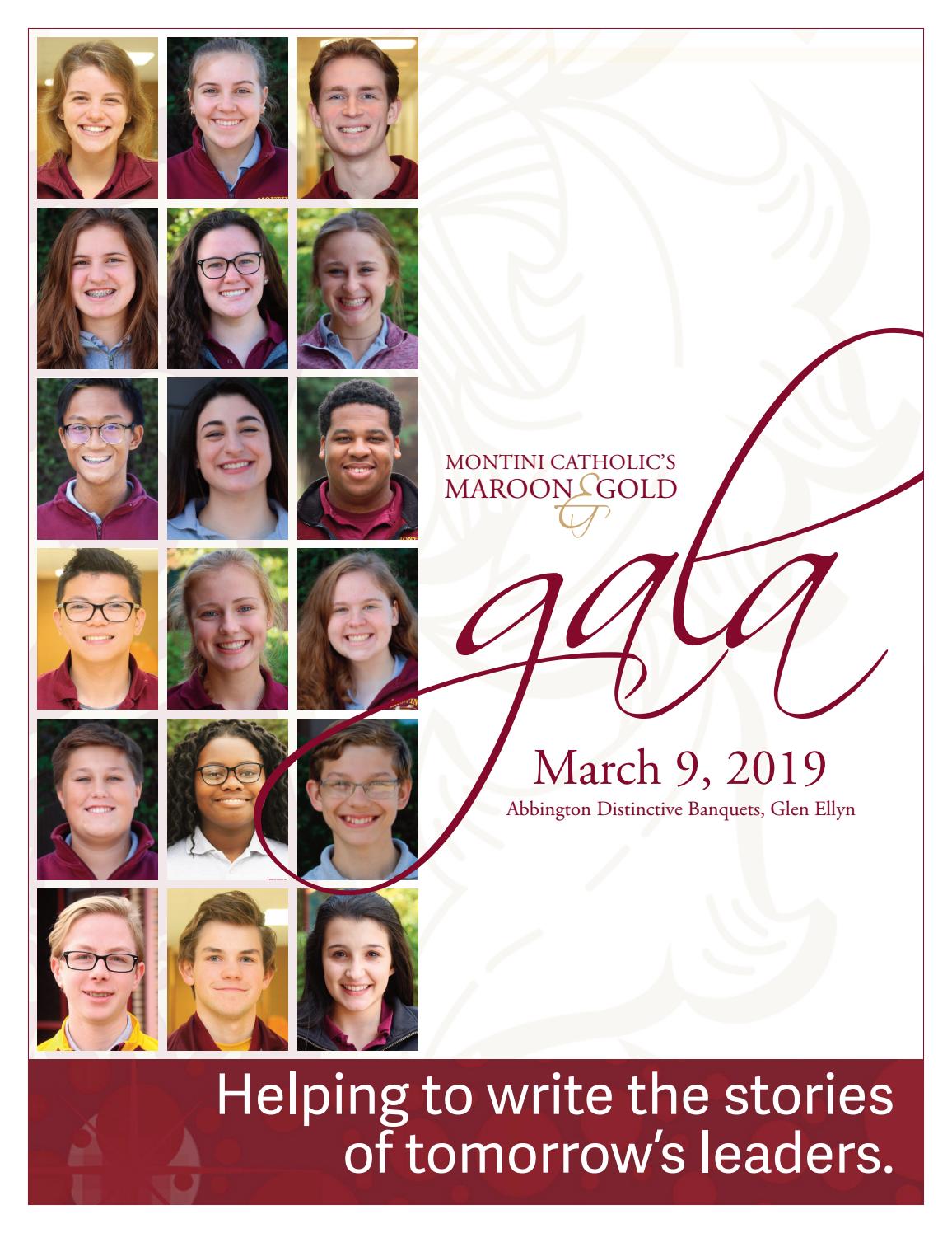 Montini Catholic Maroon & Gold Gala 2019 by MontiniCatholic - Issuu