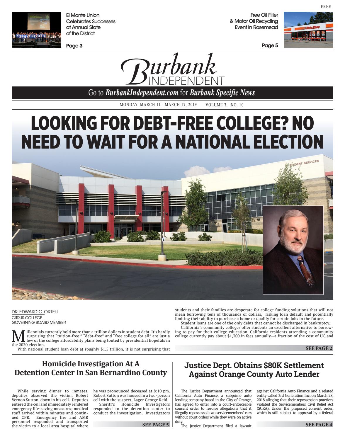 Burbank Independent - 03/11/2019 by Beacon Media News - Issuu