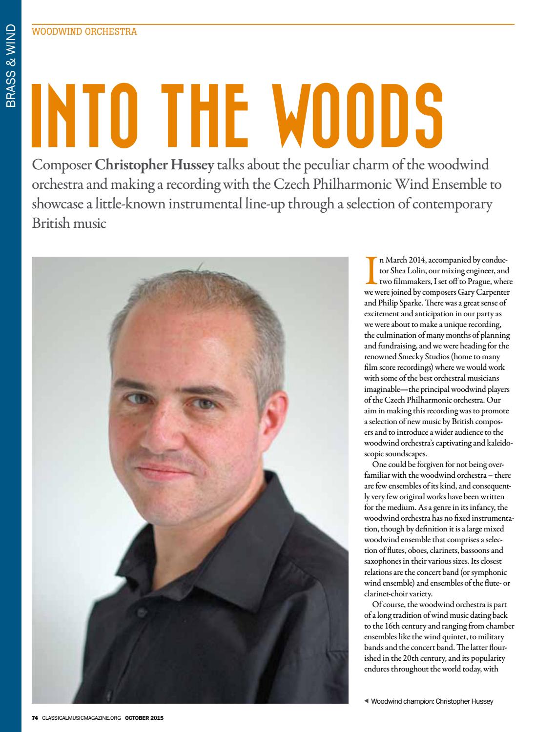 Classical Music Magazine article by Shea Lolin - Issuu