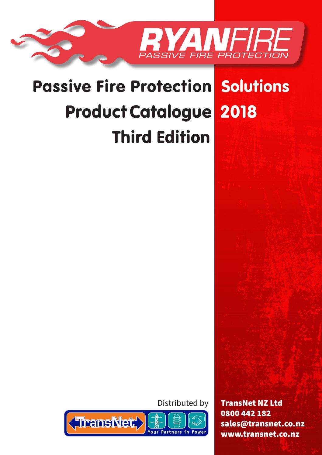 Firetherm Product Catalogue 2018 3rd Edition by TransNet NZ Ltd - Issuu