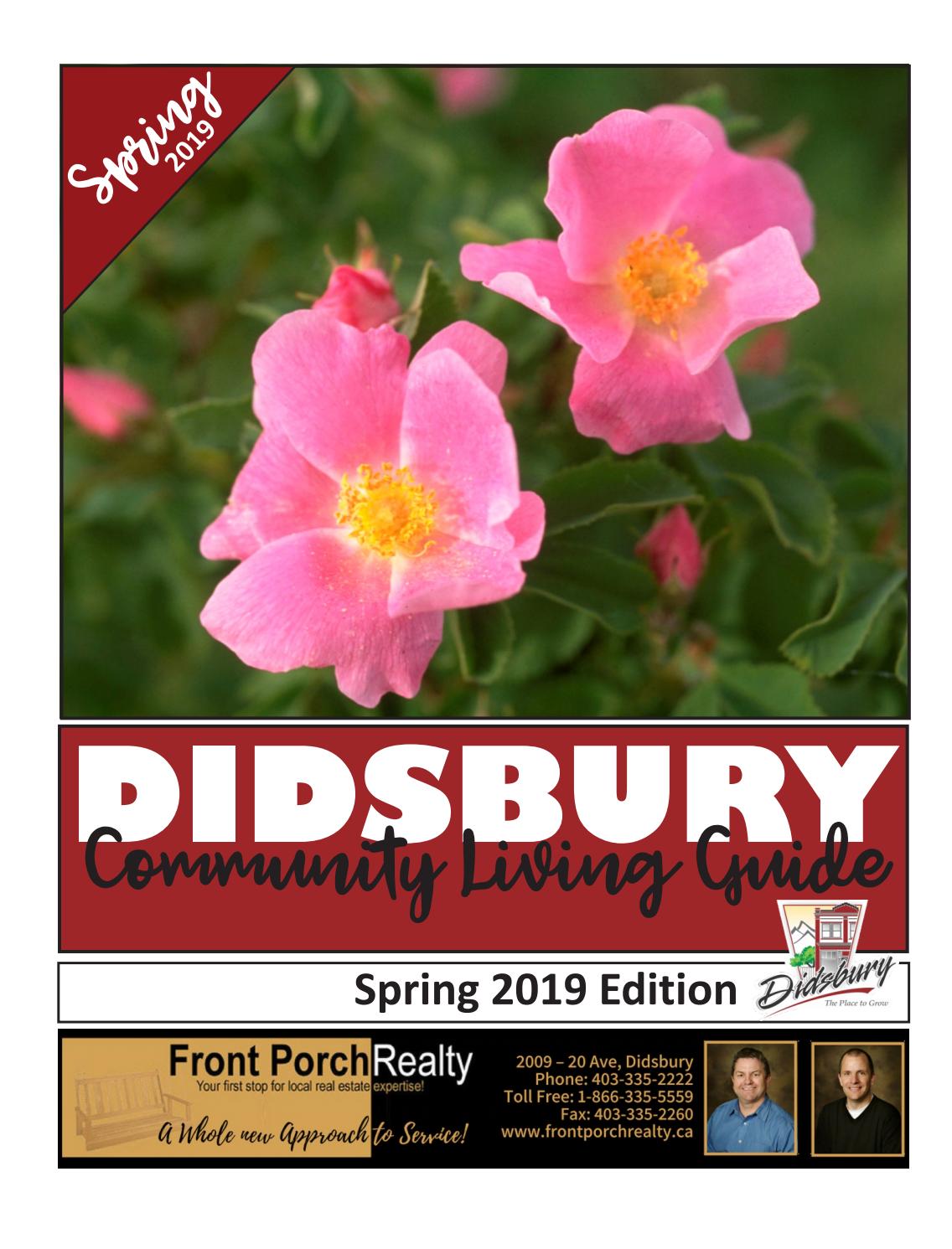 Didsbury Community Living Guide 2019 Spring Edition by Town of Didsbury ...