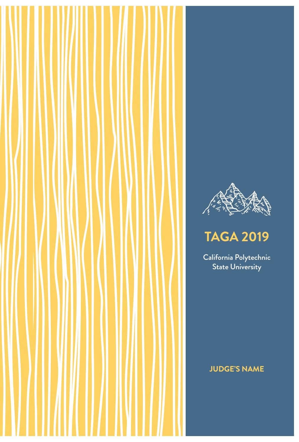 2019 Journal by Cal Poly TAGA - Issuu