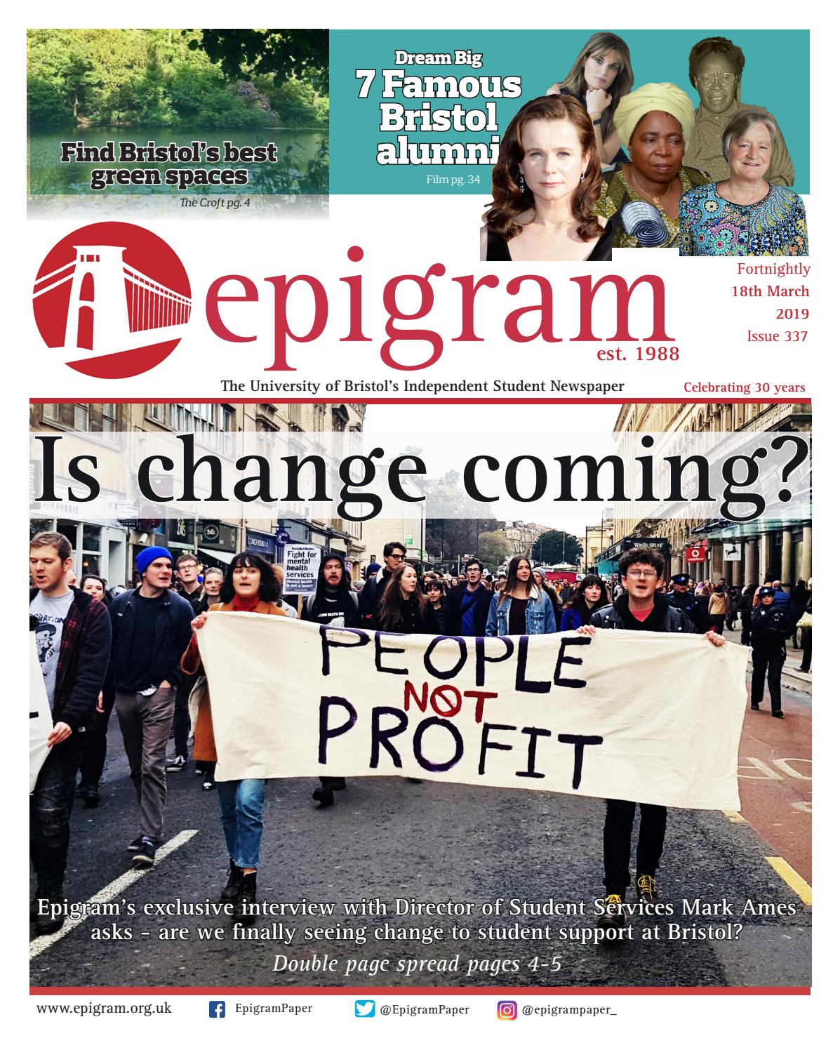 Epigram 337 by Epigram - Issuu