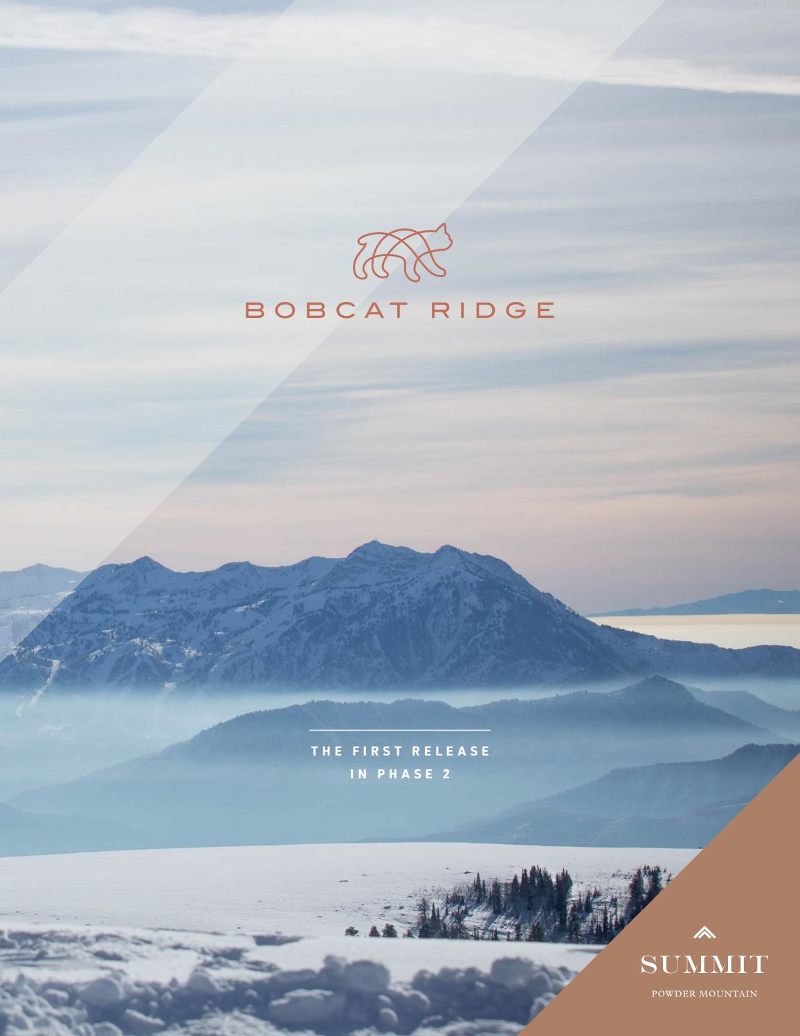 Bobcat Ridge at Summit Powder Mountain by powdermountain - Issuu