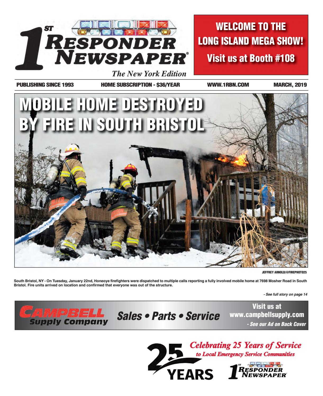 1st Responder News New York March Edition by Belsito Communications Inc ...