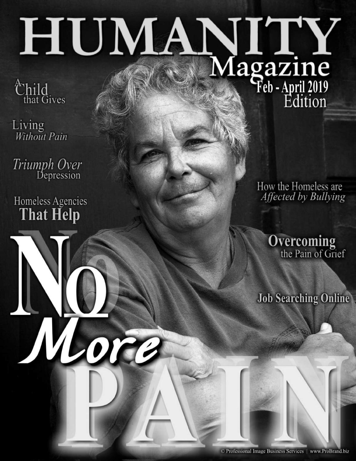 Humanity Magazine- No More Pain by Humanity Magazine - Issuu