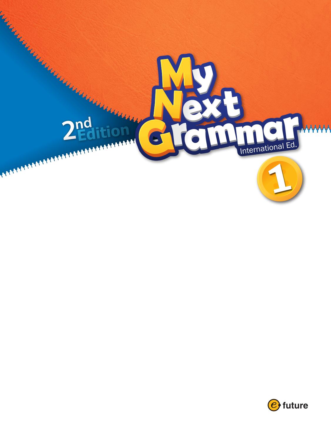 My Next Grammar 2/e WB1 by englishbooks.jp - Issuu