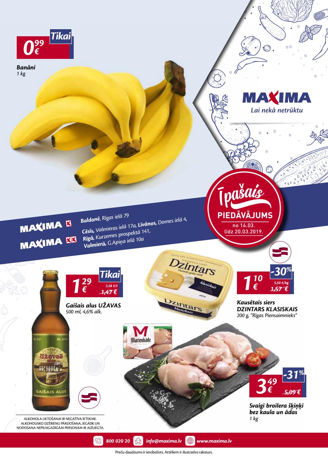 MAXIMA | ĪPAŠAIS PIEDĀVĀJUMS | MAXIMA X XX | 14.03. - 20.03. by Maxima ...