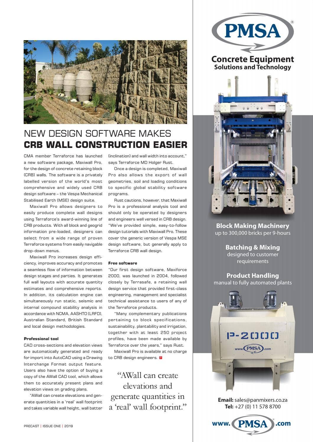 Precast • Issue 1 • 2019 by Isikhova Media - Issuu