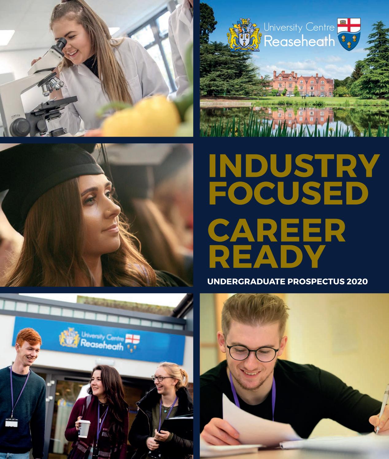 University Centre Reaseheath Prospectus 2020 by Reaseheath College - Issuu
