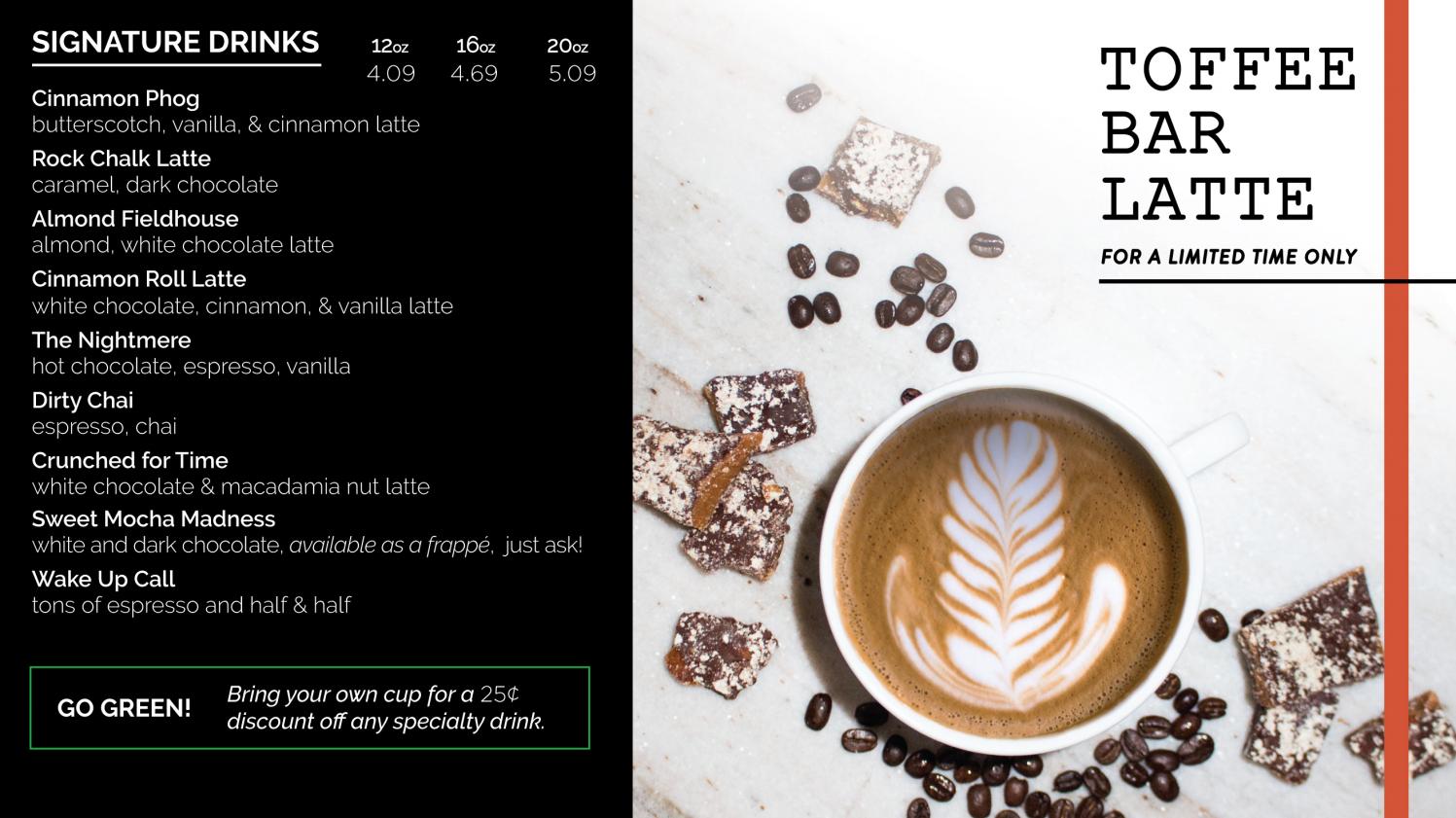 Kansas Union Roasterie Menu 2018-2019 | KU Dining by KU Memorial Union ...