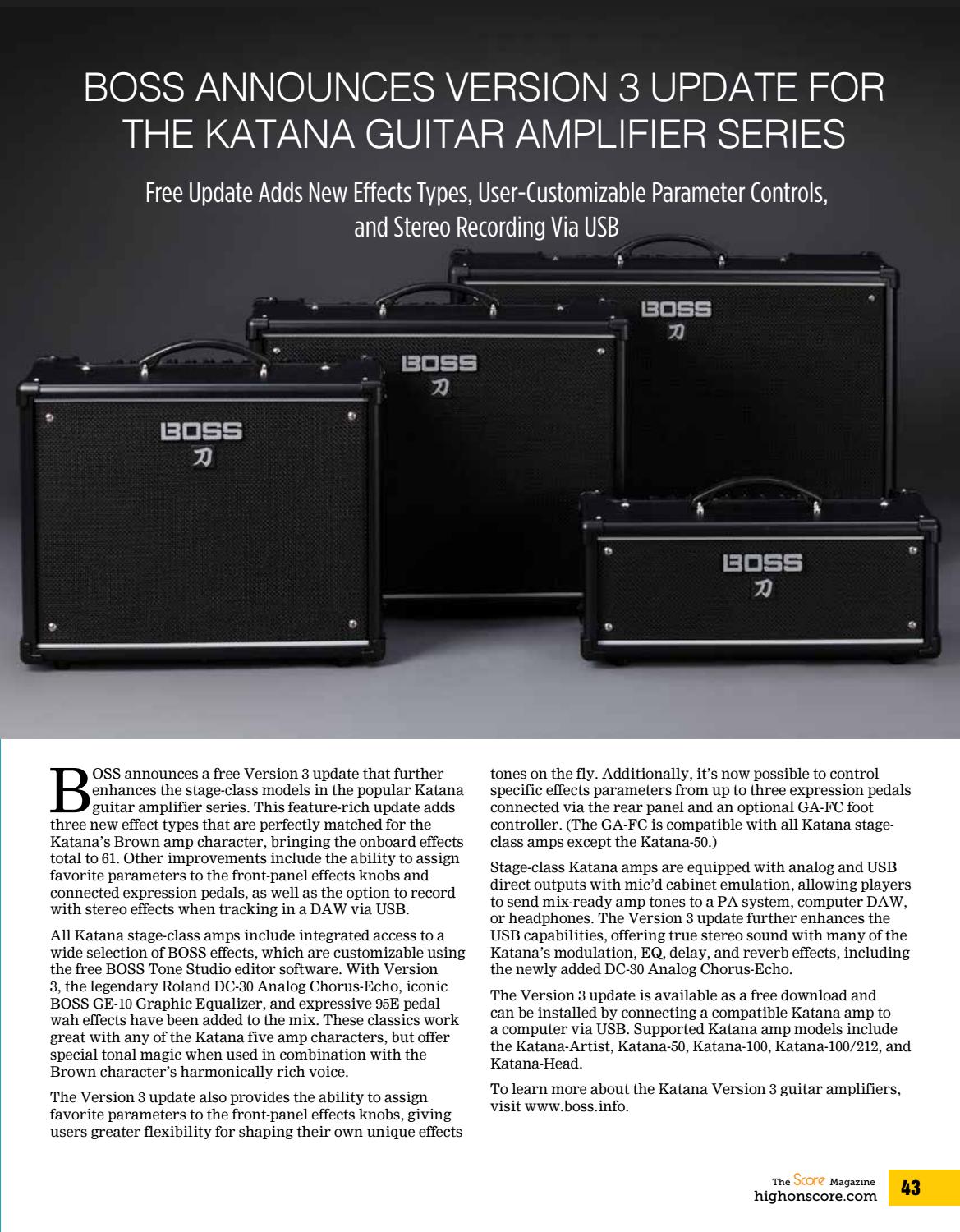 The Score Magazine March 2019 issue by The Score Magazine - Issuu