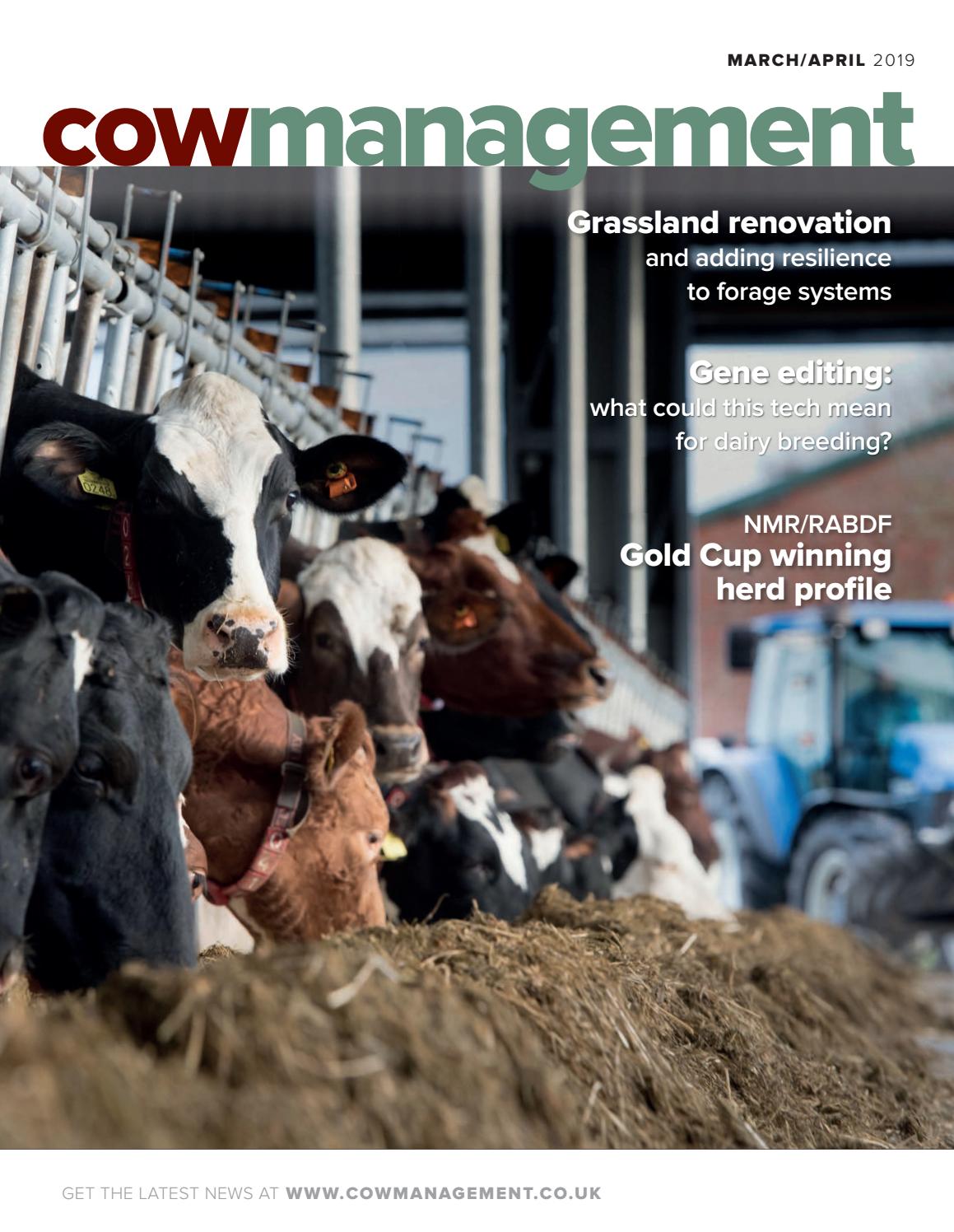 Cowmanagement March-April 2019 by CRV Uitgeverij/CRV Publishers - Issuu