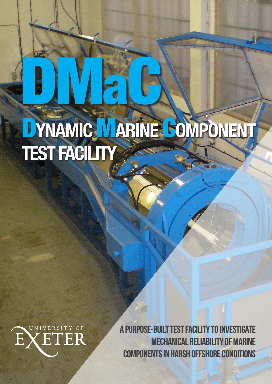 Dynamic Marine Component Test Facility (DMaC) by University of Exeter ...