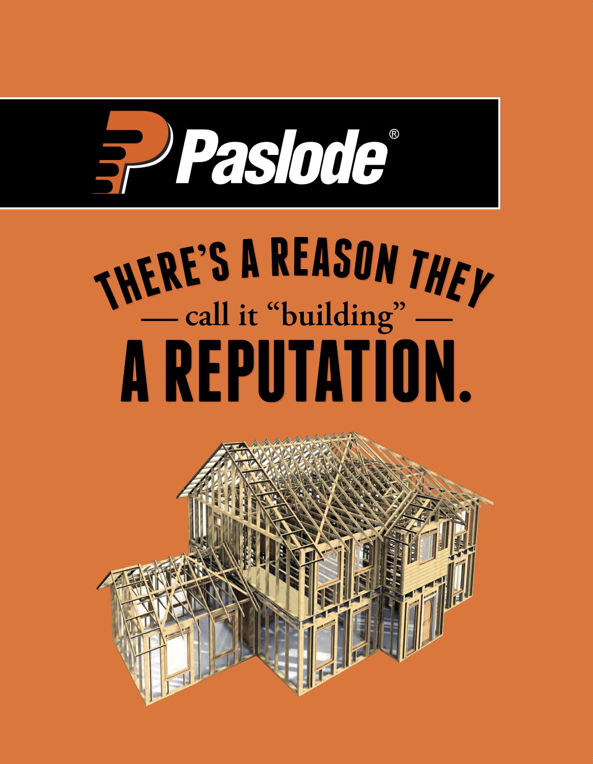 ITW Paslode 2019 Catalog by ITW Construction Products - Issuu
