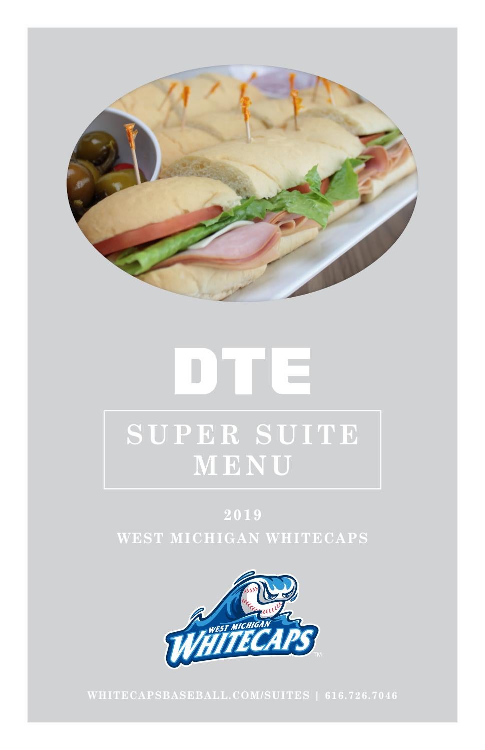 Super Suite Menu 2019 by West Michigan Whitecaps - Issuu
