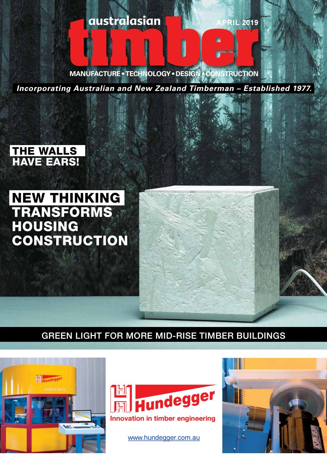 Australasian Timber Magazine - April 2019 by Provincial Press Group - Issuu