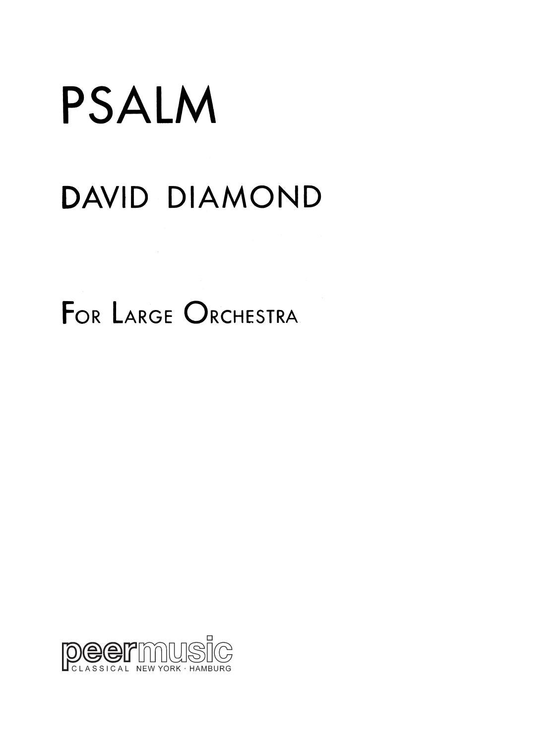 Diamond - Psalm by Peermusic Classical - Issuu