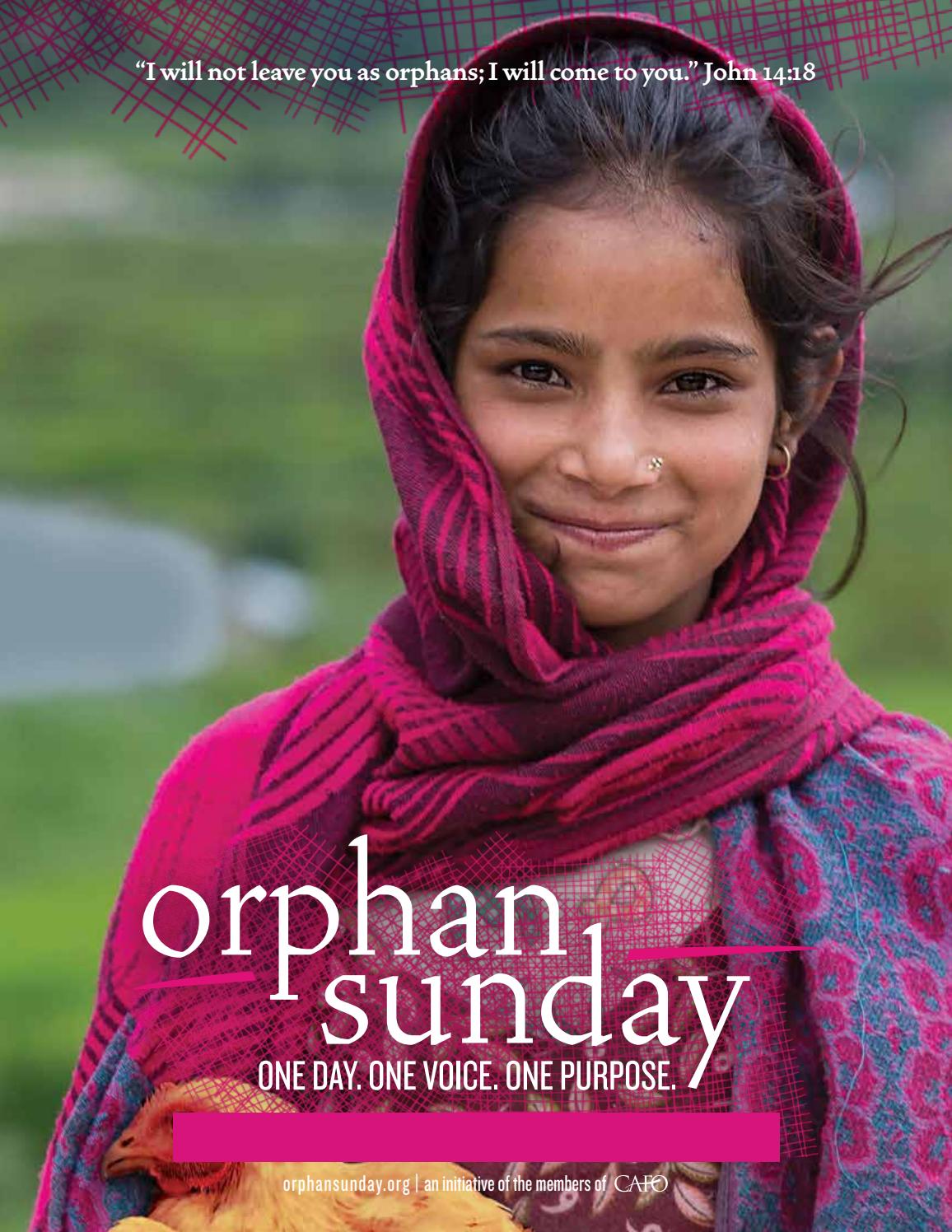Orphan Sunday: 8.5x11 Fill-in Poster by Christian Alliance for Orphans ...