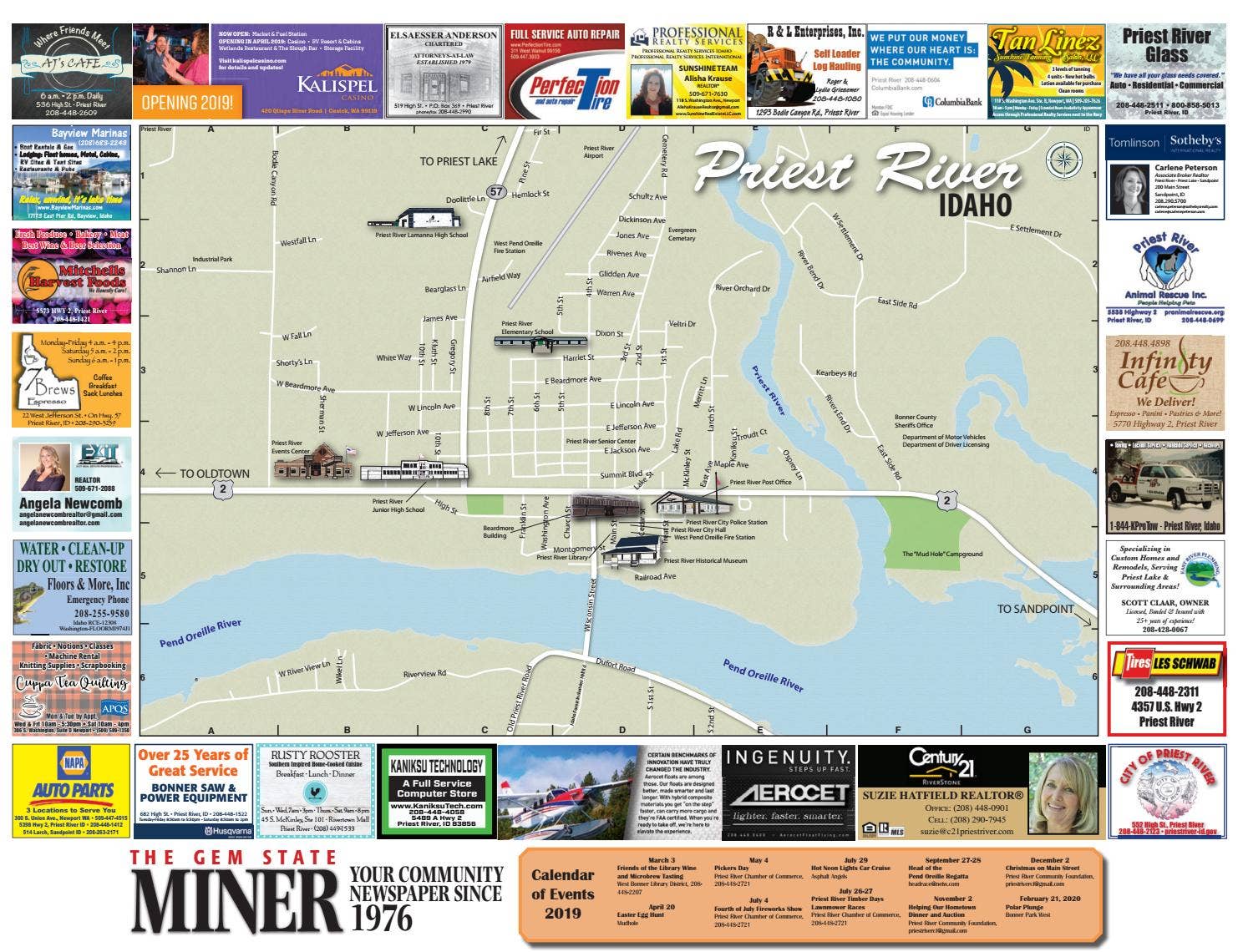 2019 Priest River Map by The Newport Miner - Issuu